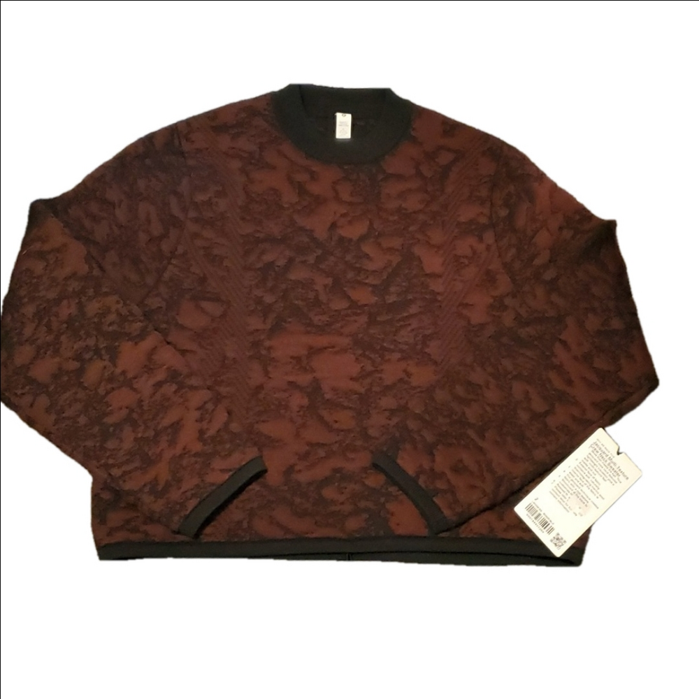 #276 Nwt Lululemon Jacquard Multi Texture Crew Neck S… - Gem